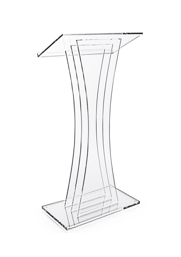 Acrylic Transparent Podium AP-550 - Joy's Marketing